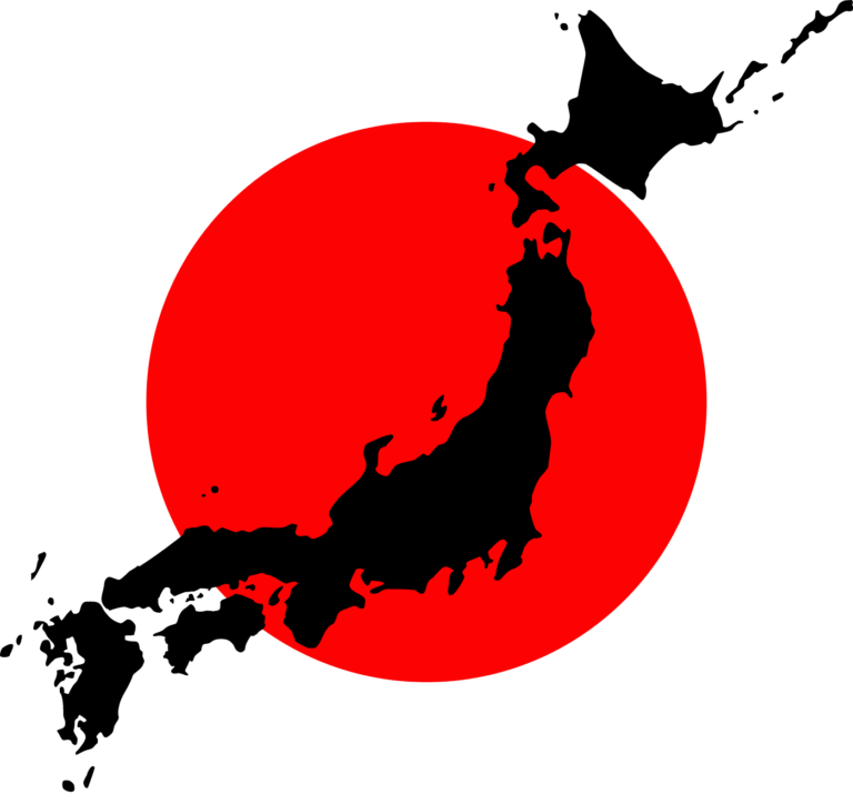 日本地図と日の丸の無料フリーイラスト イラストストック